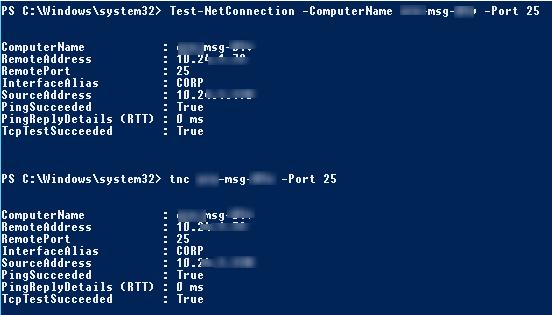 使用powershell检查打开(听)端口 极客技巧