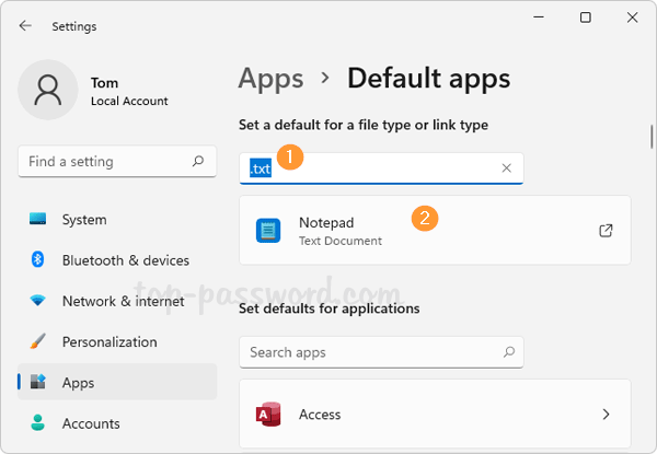 如何重置或更改Windows 11中文件类型的默认应用 - 极客技巧