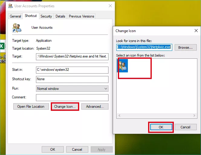在Windows 10中創建用戶帳戶快捷方式 - 极客技巧